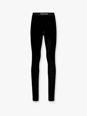 TOM FORD Velvet Leggings - Black