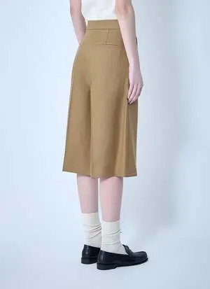Max Mara Linen Bermuda Shorts - Brown