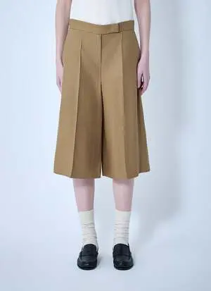 Max Mara Linen Bermuda Shorts - Brown