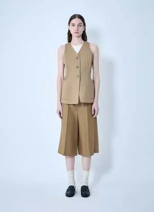 Max Mara Linen Bermuda Shorts - Brown