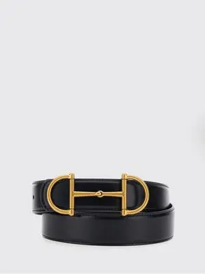 Gucci Horsebit Smooth Calfskin Leather Belt With Interlocking Closure