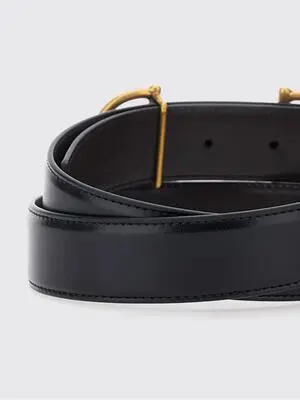 Gucci Horsebit Smooth Calfskin Leather Belt With Interlocking Closure