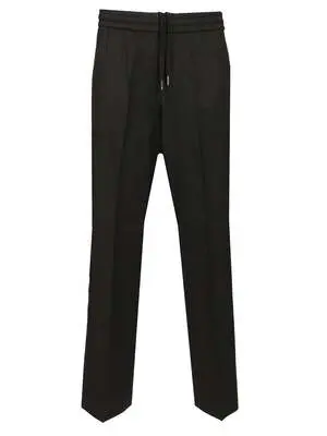 GOLDEN GOOSE Wool Jogging Trousers - Black