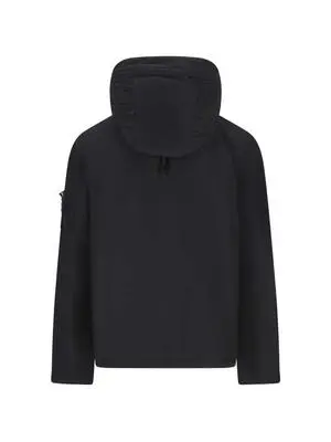 Stone Island Logo-patch Hooded Sweatshirt