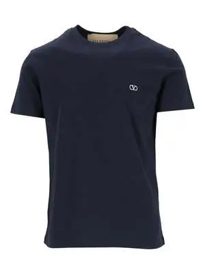 Valentino Garavani Cotton Jersey T-shirt - Blue