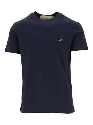 Valentino Garavani Cotton Jersey T-shirt - Blue