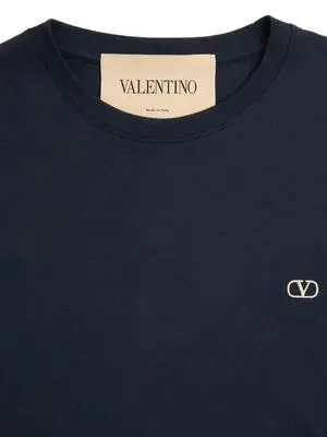 Valentino Garavani Cotton Jersey T-shirt - Blue