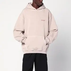 REPRESENT Dusty Mauve Oversized Hooded Sweatshirt - Pink