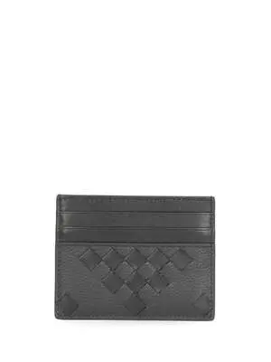 Bottega Veneta Braided Credit Card Holder - Black