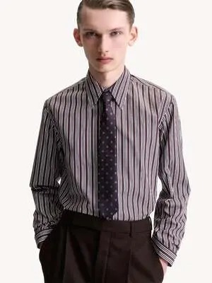 Saint Laurent Silk Jacquard Tie