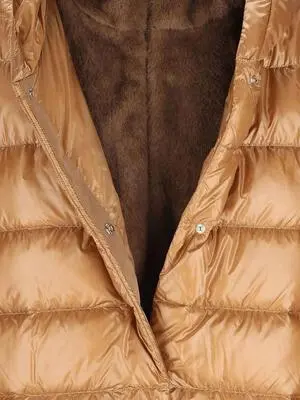 Herno Padded Zip Down Jacket - Brown