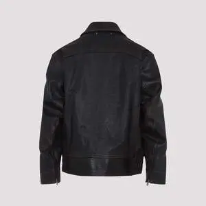 GOLDEN GOOSE Prince Nappa Leather Bomber Jacket