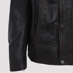 GOLDEN GOOSE Prince Nappa Leather Bomber Jacket