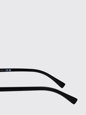 Miu Miu Oval Sunglasses In Acetate - Black