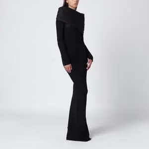 ENTIRE STUDIOS Long Wool Dress - Black