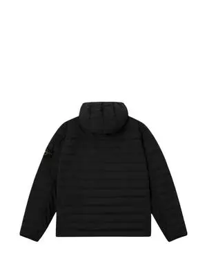 Stone Island Padded Hooded Jacket - Black