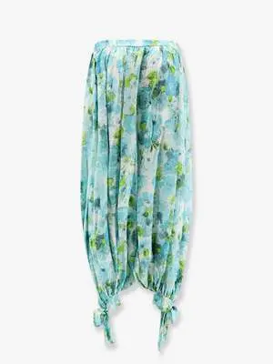 Chloé Harem Multicolor Silk Trousers