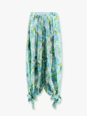 Chloé Harem Silk Trousers - White
