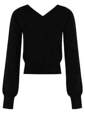 VIVIENNE WESTWOOD Bea V-neck Jumper - Black