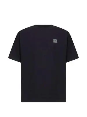 Stone Island T-shirt With Logo Patch - Black