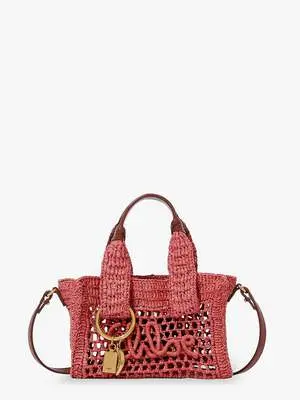 Chloé Summer Banana Raffia Crossbody Bag - Multicolor