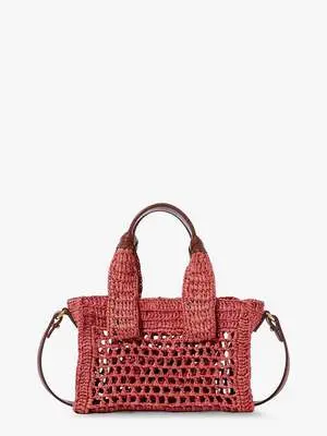 Chloé Summer Banana Raffia Crossbody Bag - Multicolor