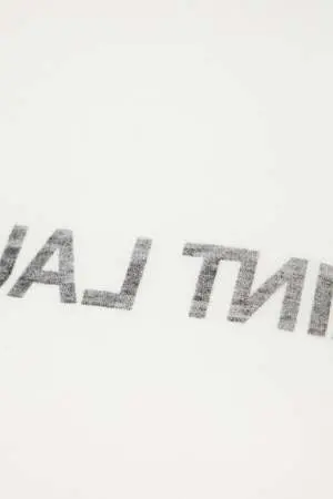 Saint Laurent Logo Print T-shirt - Multicolor