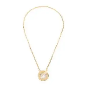Celine Triomphe Gold-finish Brass Necklace - Silver