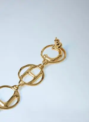 Chloé Script Earrings
