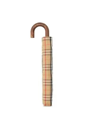 Burberry Folding Umbrella - Cream