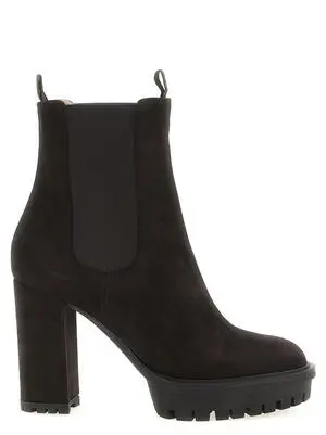 GIANVITO ROSSI Barry Ankle Boots - Brown