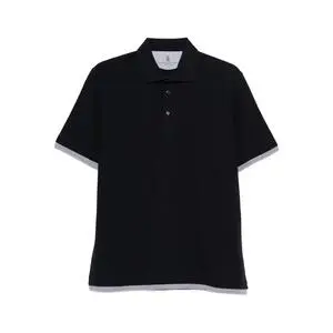 Brunello Cucinelli Polo Shirts - Blue