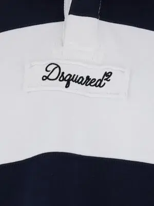 Dsquared2 Long-sleeve T-shirt With Patch Logo On The Front In Cotton For