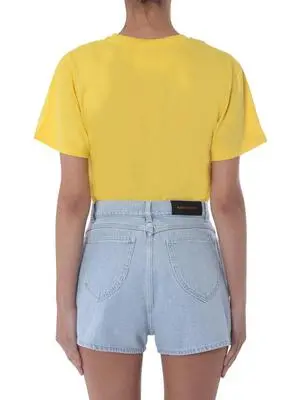 Alberta Ferretti Crew Neck T-shirt - Yellow