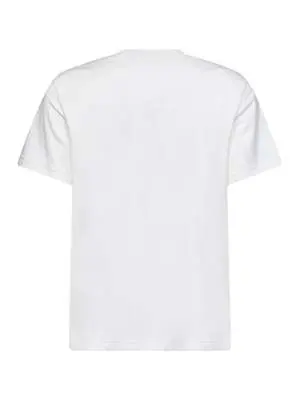 Moncler White Cotton Jersey Logoed T-shirt