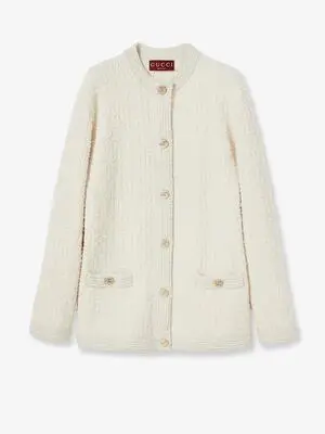 Gucci GUCCI Wool And Cotton Blend Cardigan Multicolor