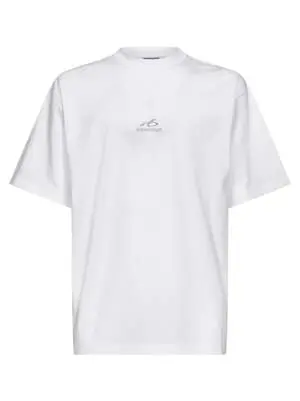 Balenciaga White Bodysuit Medium-fit T-shirt - Multicolor