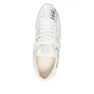 Amiri Quilted Star Motif Trainers - Silver