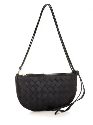 Bottega Veneta Gemelli Double Pouch Intrecciato - Black