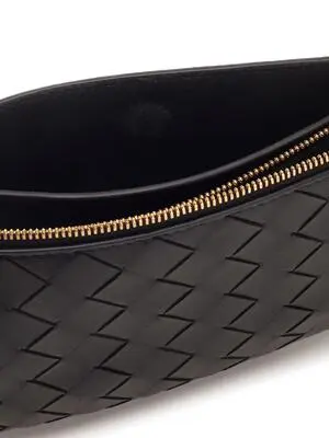 Bottega Veneta Gemelli Double Pouch Intrecciato - Black