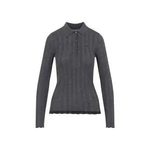 Prada Wool Polo - Brown