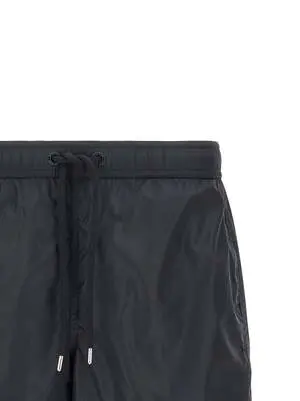 Moncler Logo Patch Swim Shorts
