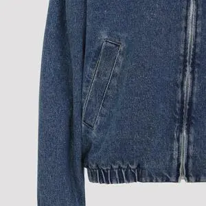 Miu Miu Padded Denim Blouson - Blue