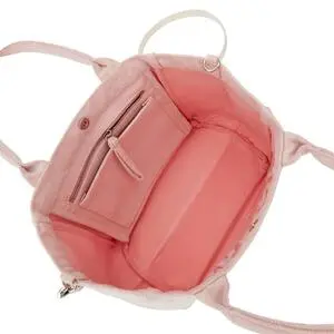 GANNI Shopping Bag With Raspberries Print - Pink