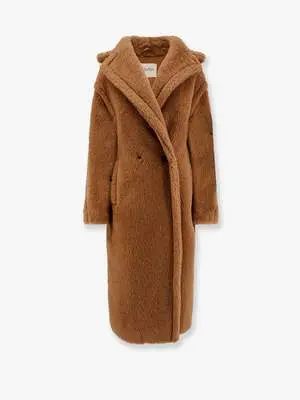 Max Mara Teddy Camel Hair And Silk Coat - Multicolor