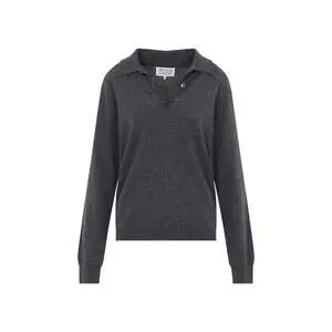 MAISON MARGIELA Maison Margiela Twist Lambswool Polo Women