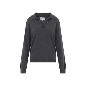 MAISON MARGIELA Maison Margiela Twist Lambswool Polo Women