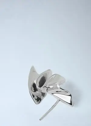 Bottega Veneta Small Anemone Earings - Silver