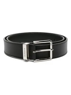 Givenchy Smooth Leather Gentleman Belt - Black