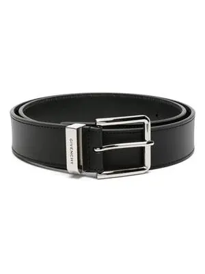 Givenchy Smooth Leather Gentleman Belt - Black